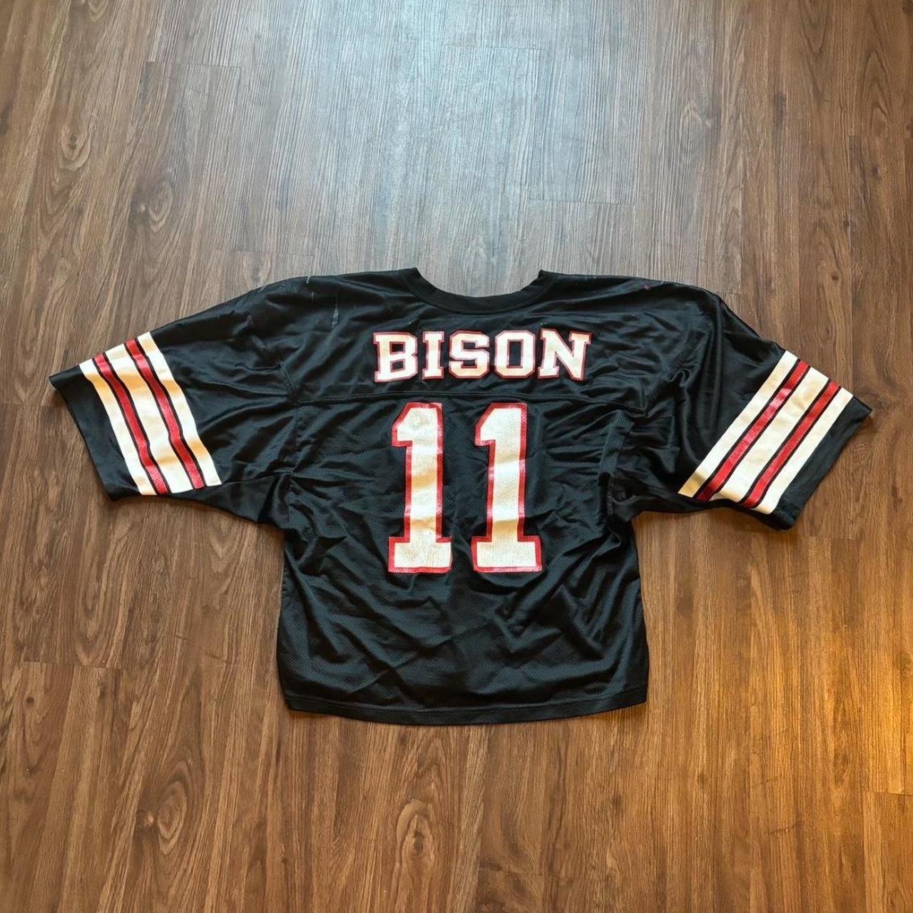 Vintage 1990s Chicago Bears black and red jersey #90s - Depop