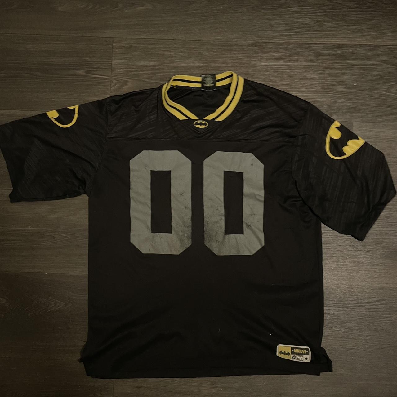 Black and yellow Batman NFL jersey #Batman #NFL | Depop