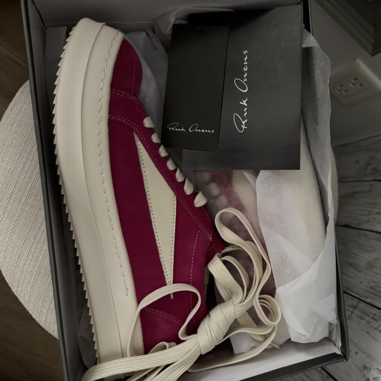 Pink suede rick owens vans #pinkRicks - Depop