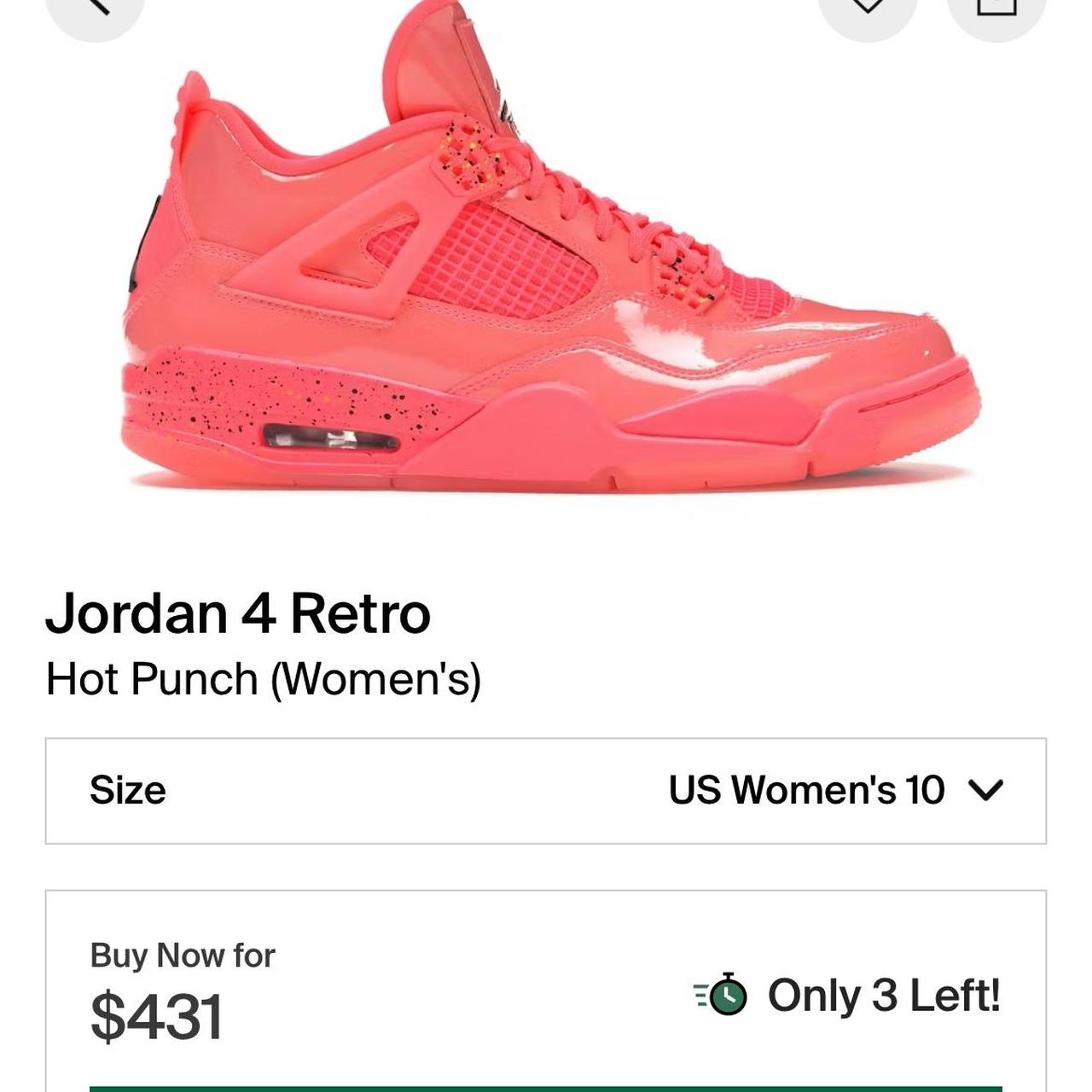 Jordan 4 retro hot punch color way They go for... | Depop