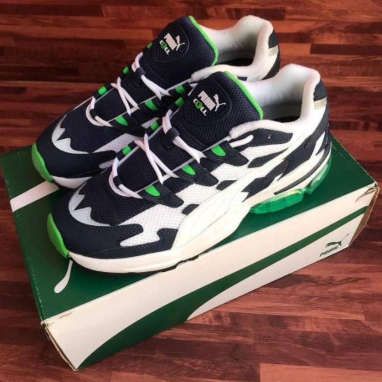 PUMA Men's Puma Cell Alien OG Trainers in Blue... - Depop