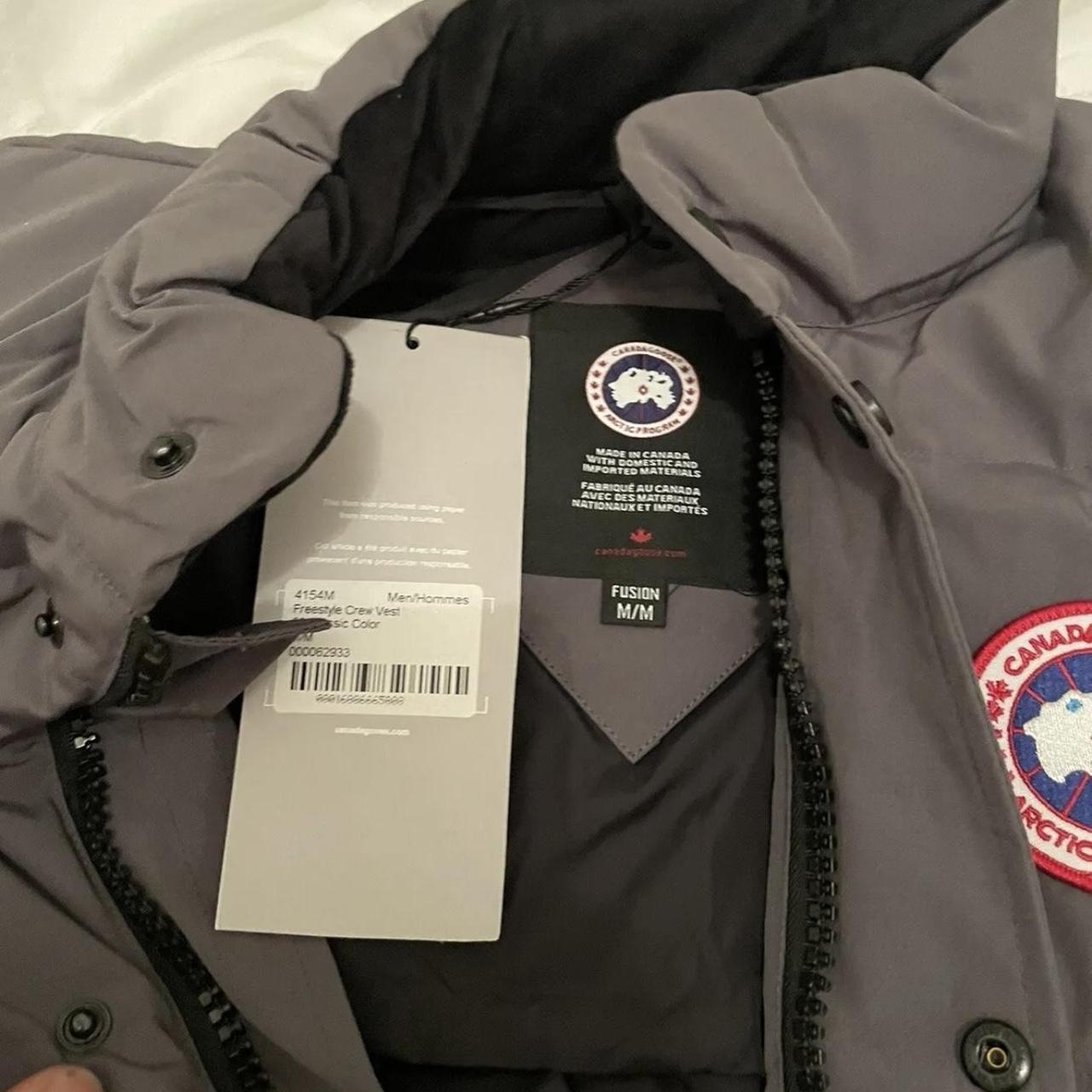 Canada Goose gilet jacket - grey Brand new and fast... - Depop