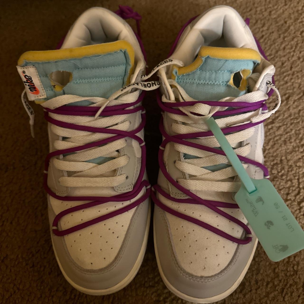 off white dunks "lot 21" - Depop