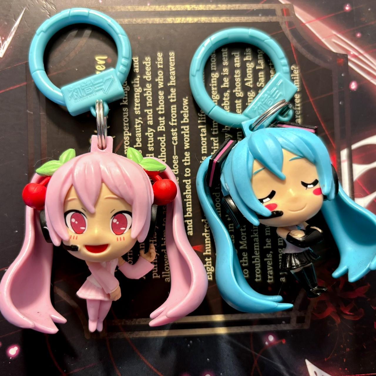 2 Hatsune Miku keychains from a blindbox. Just sat... - Depop