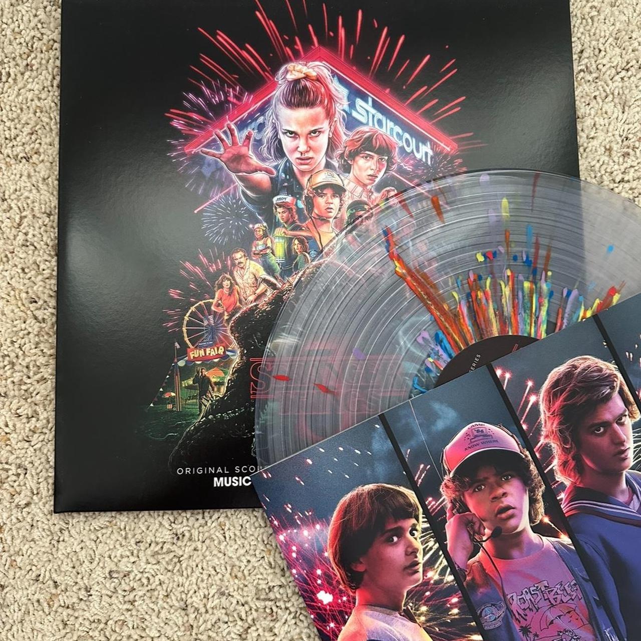 Stranger Things vinyl - multicoloured... - Depop
