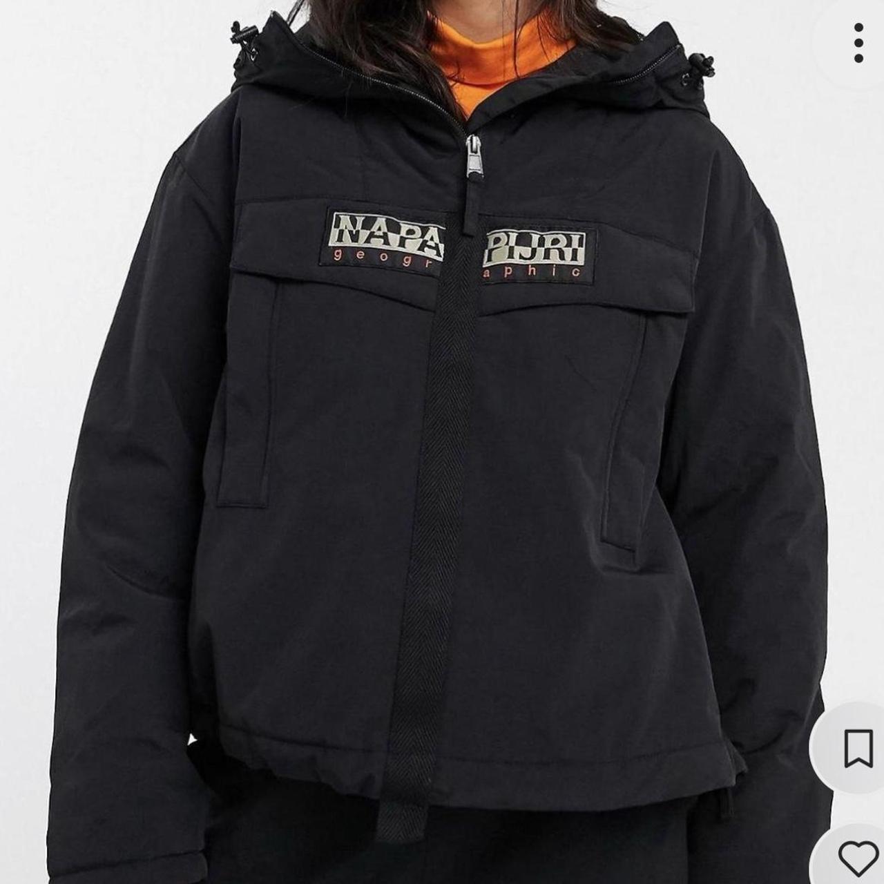 black napapijri jacket. never worn perfect ski... - Depop