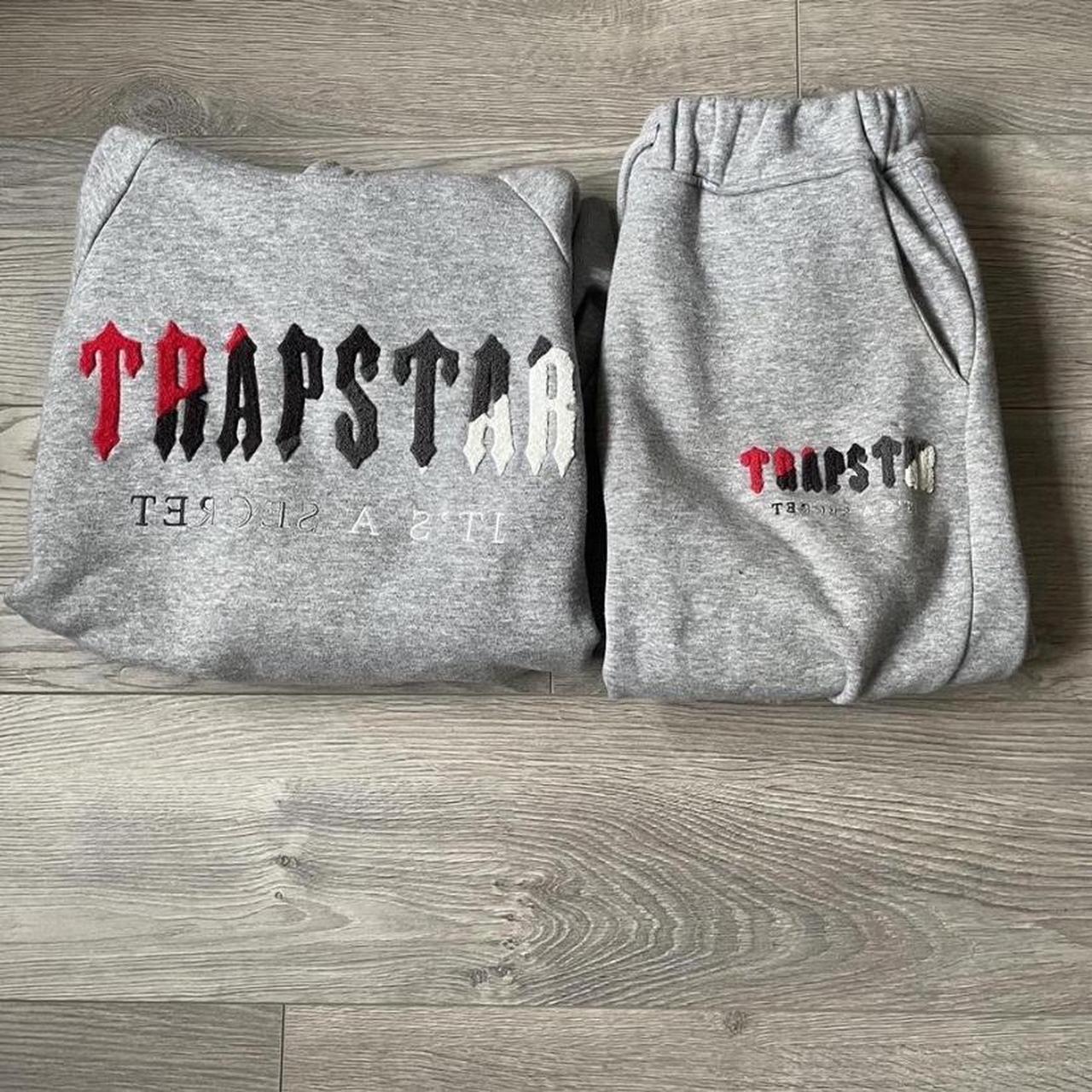Grey trapstar tracksuit No flaws or rips authentic... - Depop