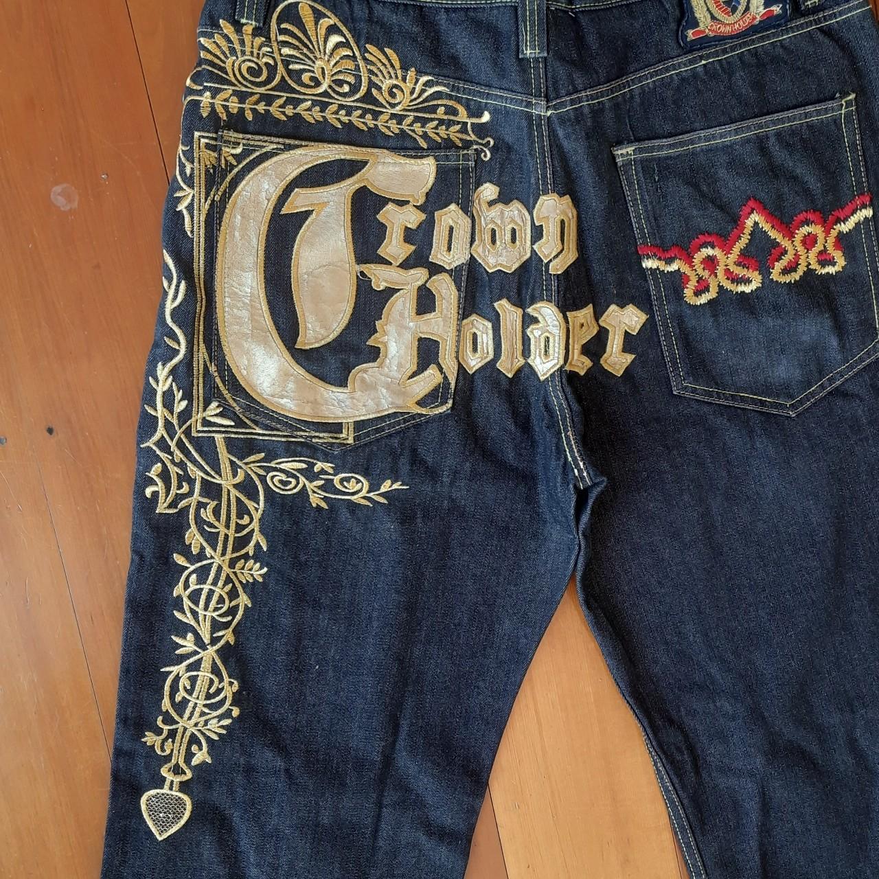 Crown Holder vintage jeans size 36 y2k streetwear... | Depop
