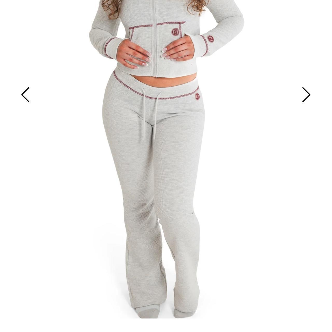 Body by Raven Tracy Waffle Knit set (Heather grey /... - Depop