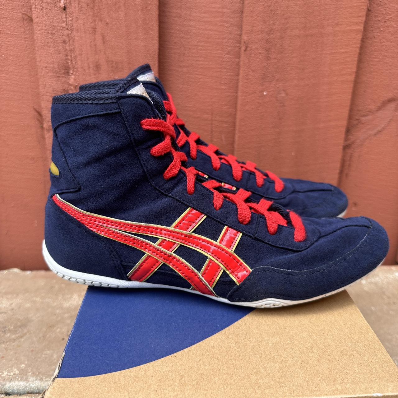 Asics EXEO new gen wrestling/boxing shoes. Size 7... - Depop