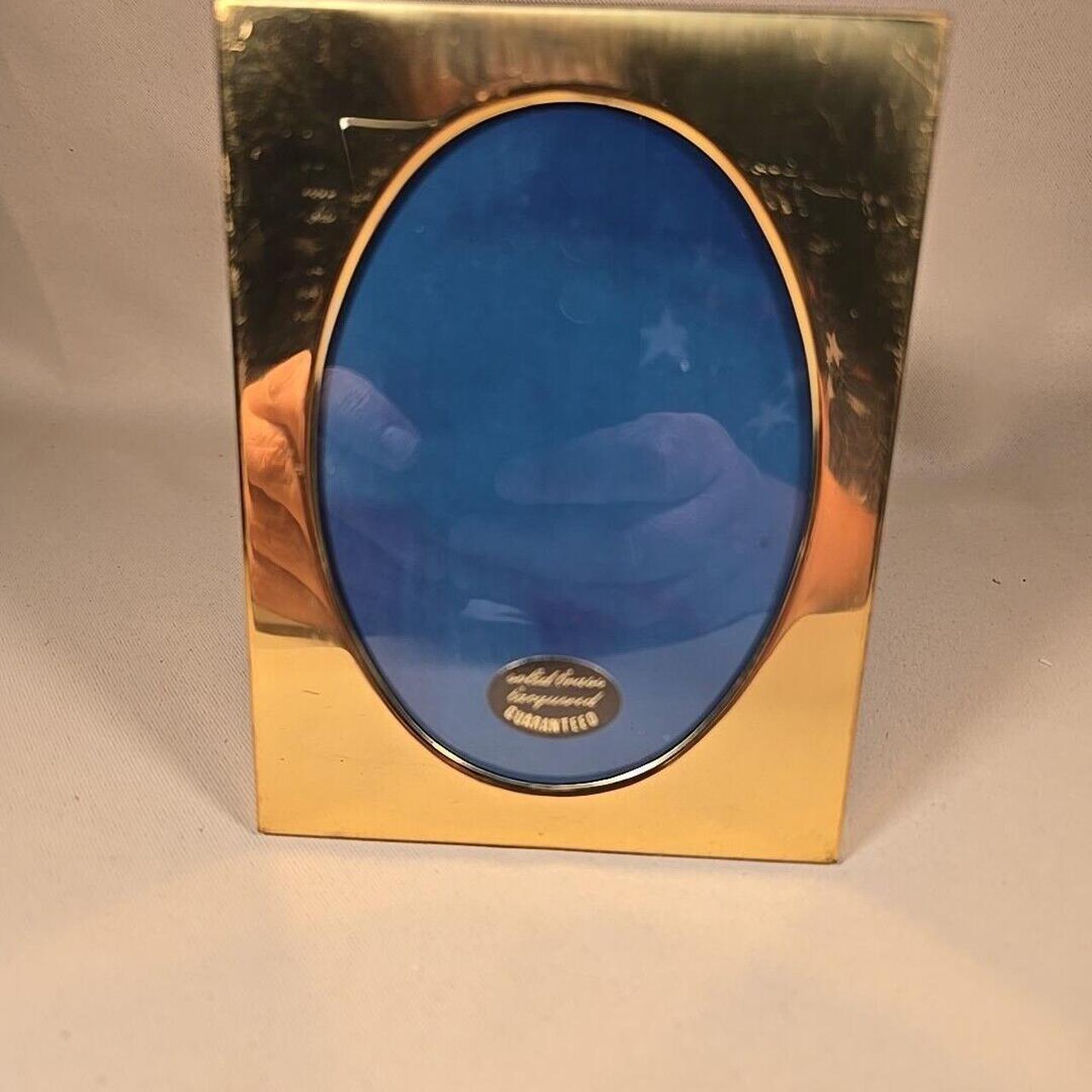 Solid Brass Rectangle Frame Lacquered 4x5 With Oval... - Depop