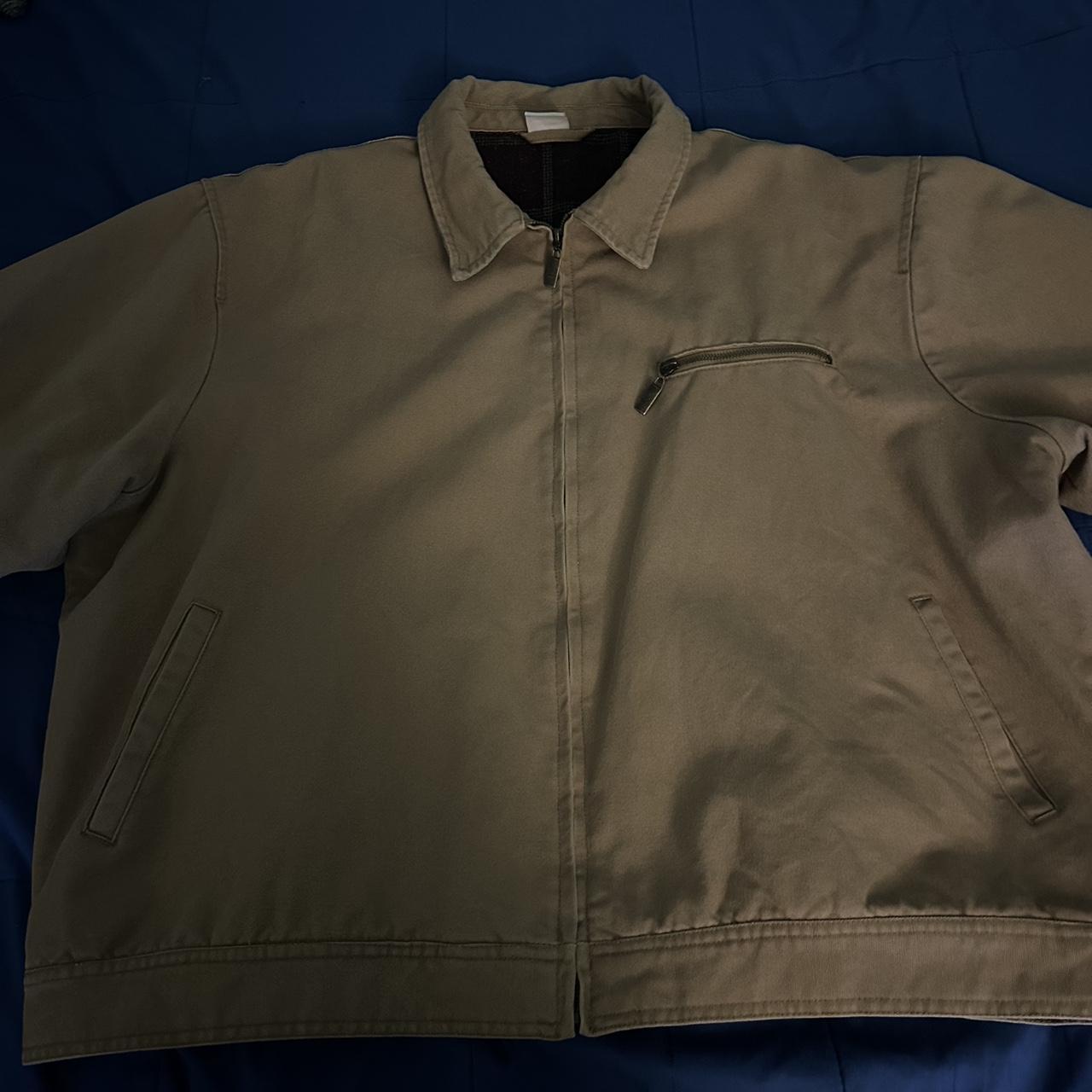 Sideout brown workwear jacket Size xl-xxl Fits... - Depop