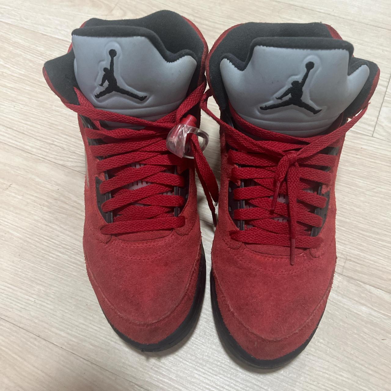 Jordan 5 raging Bull Red - Depop