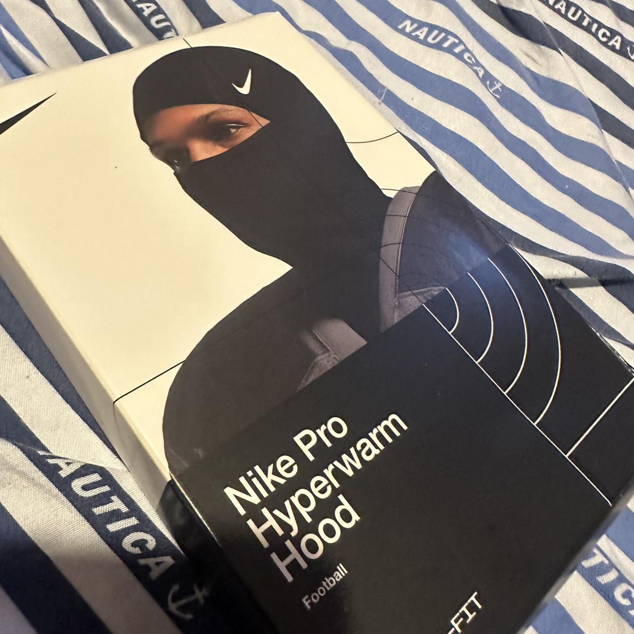 Nike Black Ski Mask Nike Pro Hyperwarm Hood One... - Depop