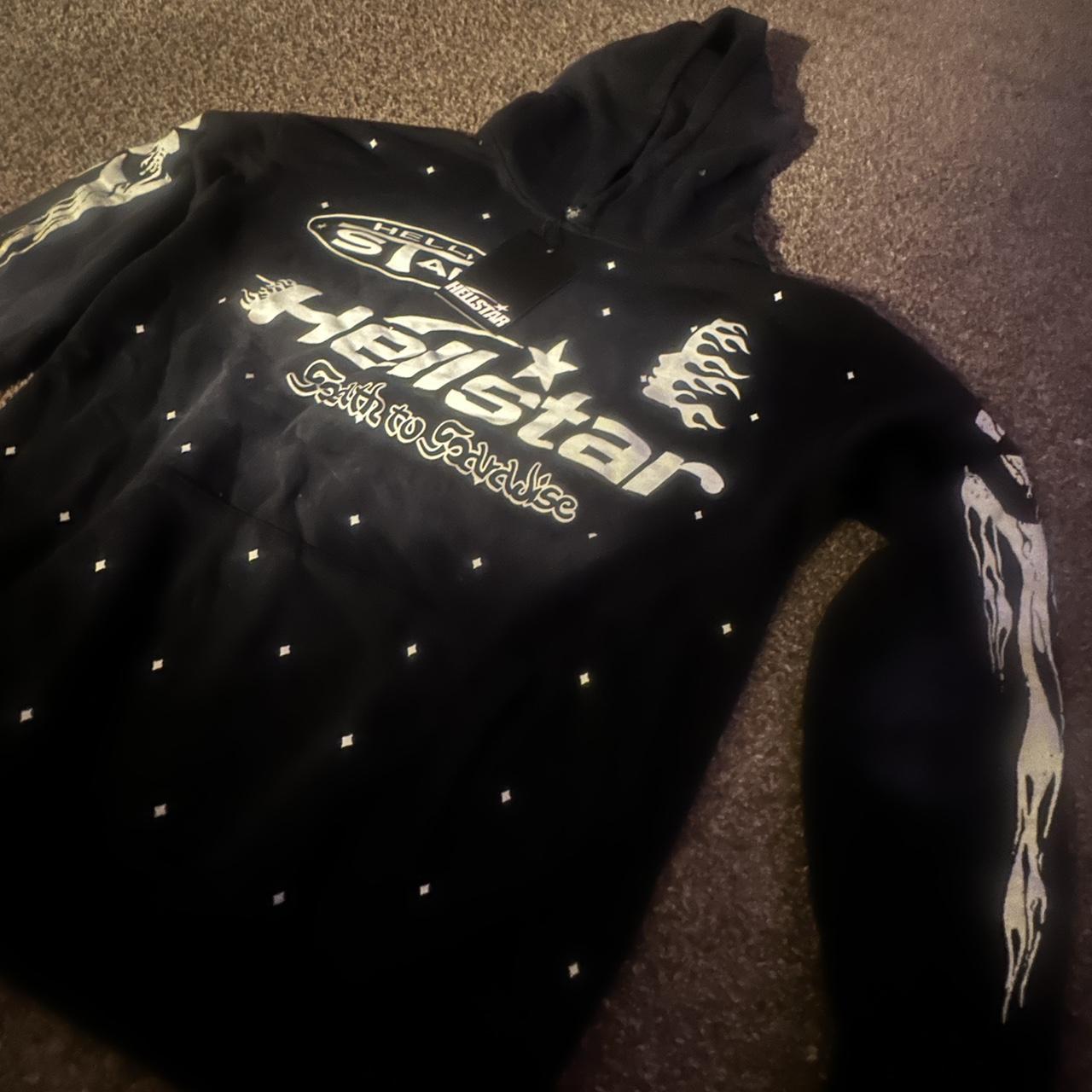 Hellstar Hoodie mens Black and white Hellstar shirt... | Depop