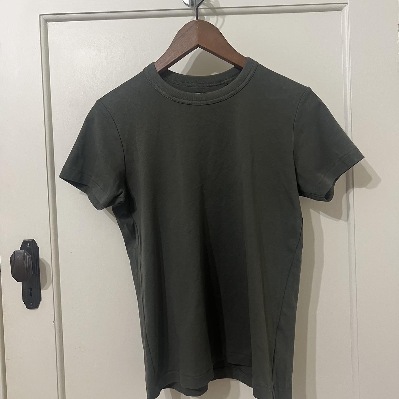 Uniqlo U green t-shirt size M. - Depop