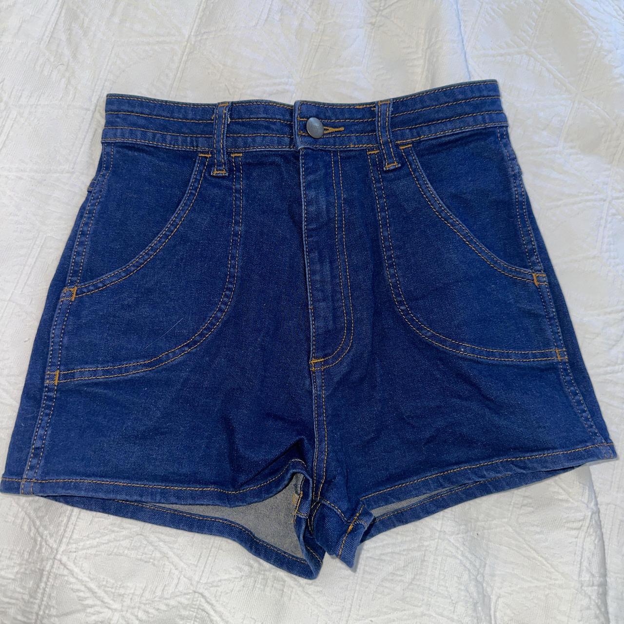 Wrangler HI CHEEKY size 8 shorts, never worn out 💙🦋 - Depop