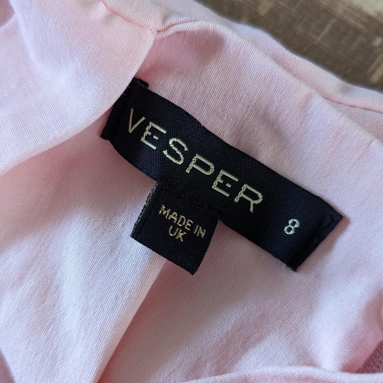 Vesper midi length bodycon plunge neckline dress - Depop