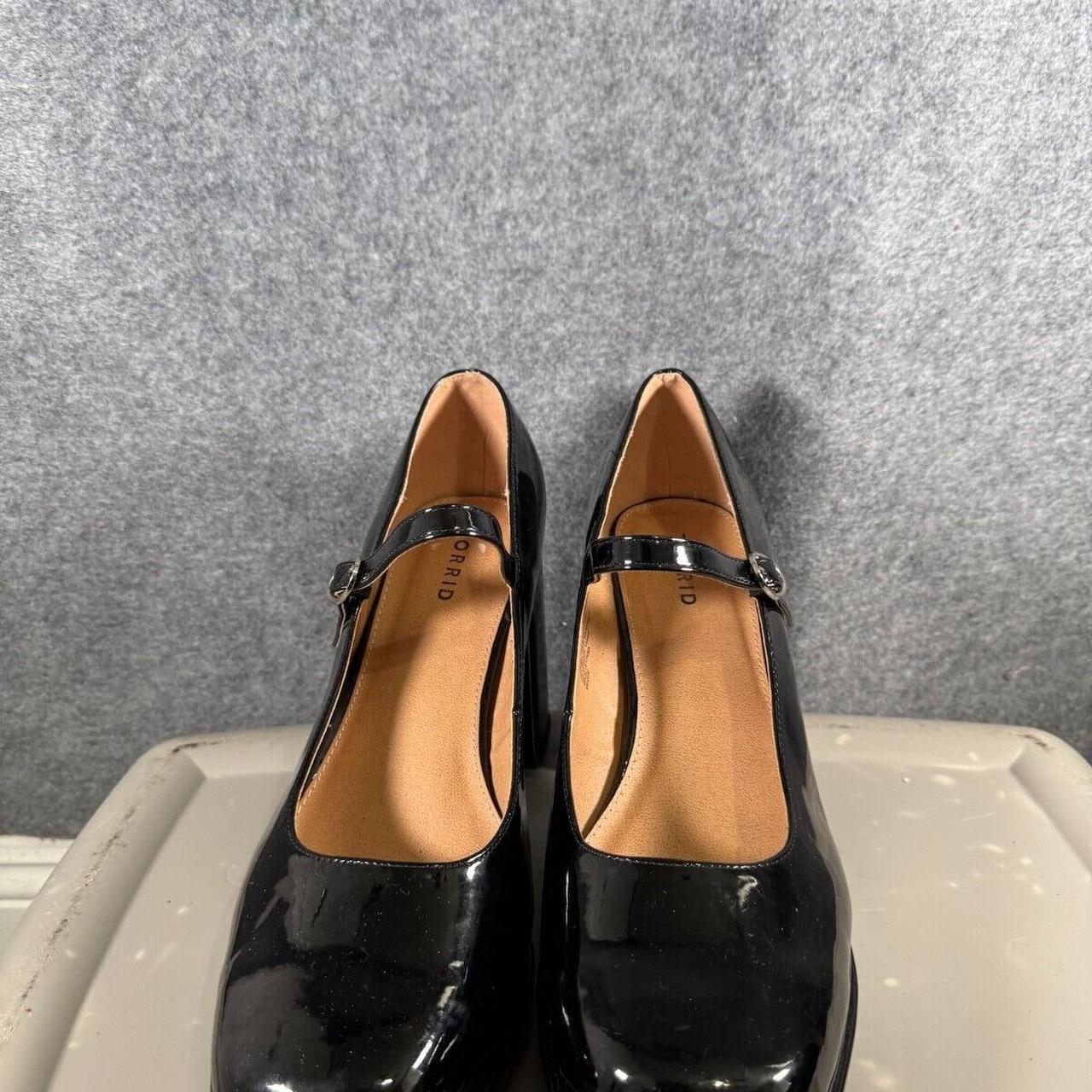 Torrid Shoes Women 13 black patent Mary Jane pumps... - Depop