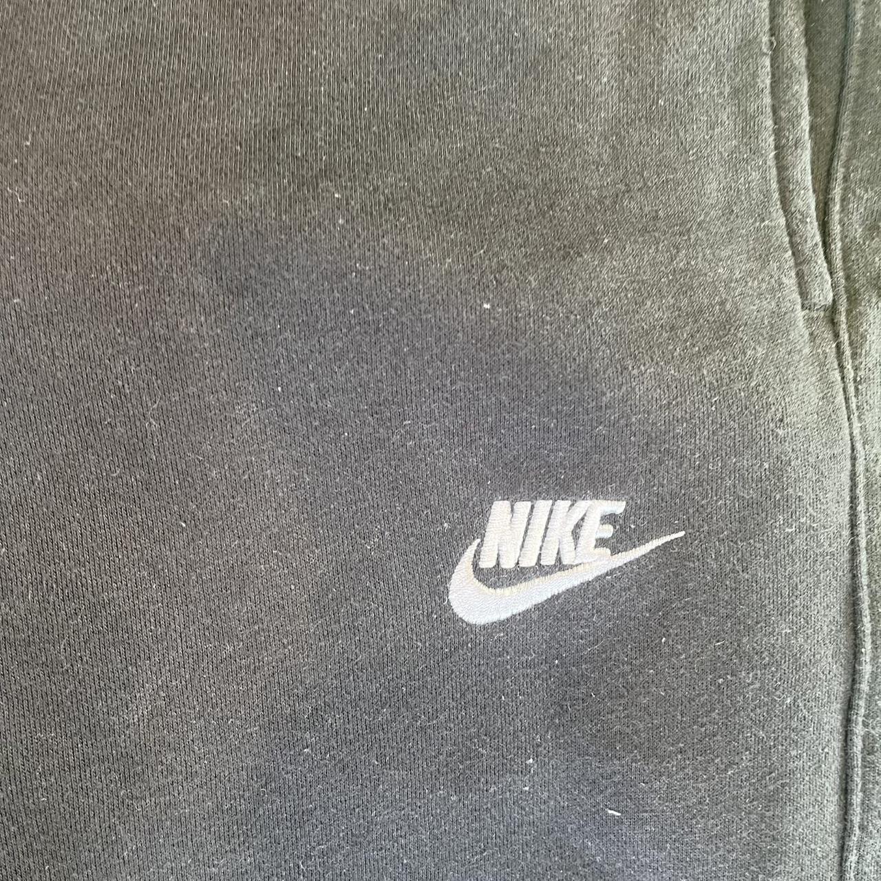 Men’s black Nike uncuffed baggy wide leg joggers... | Depop