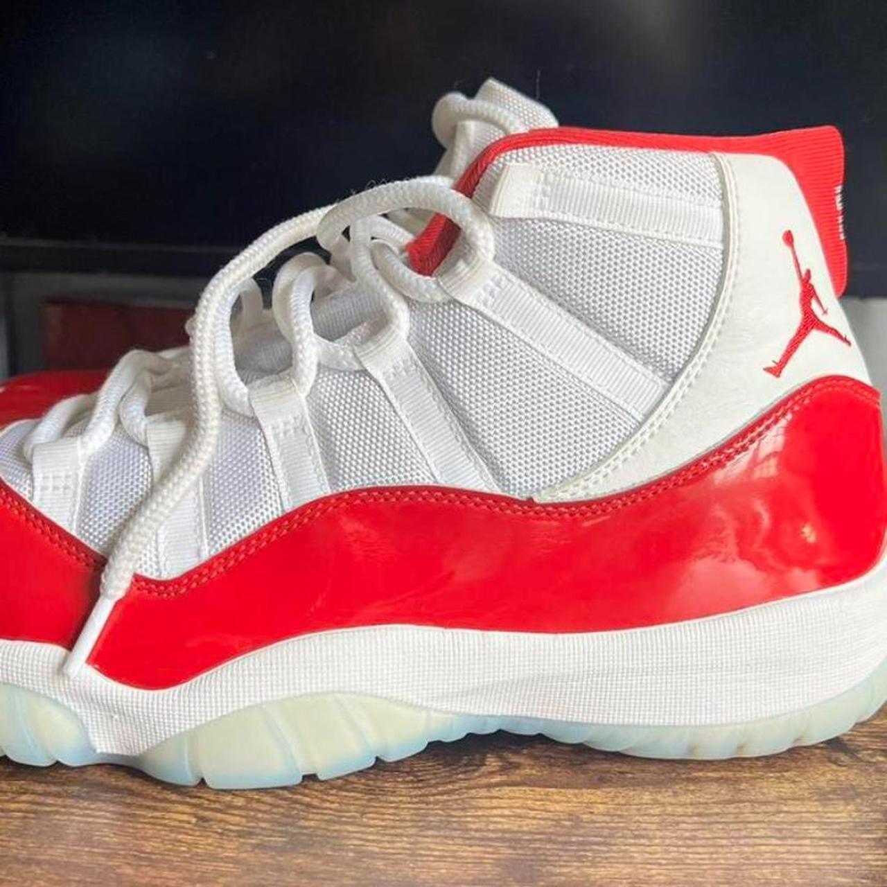 Jordan cherry 11’s. I bought em bacc in February... - Depop