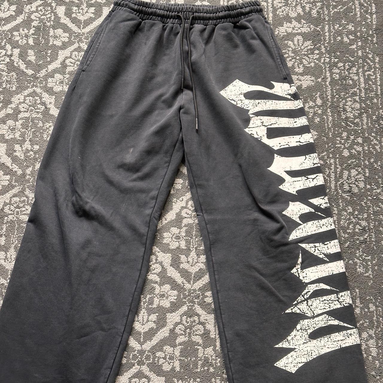 Black and white Young LA sweatpants #streetwear... | Depop