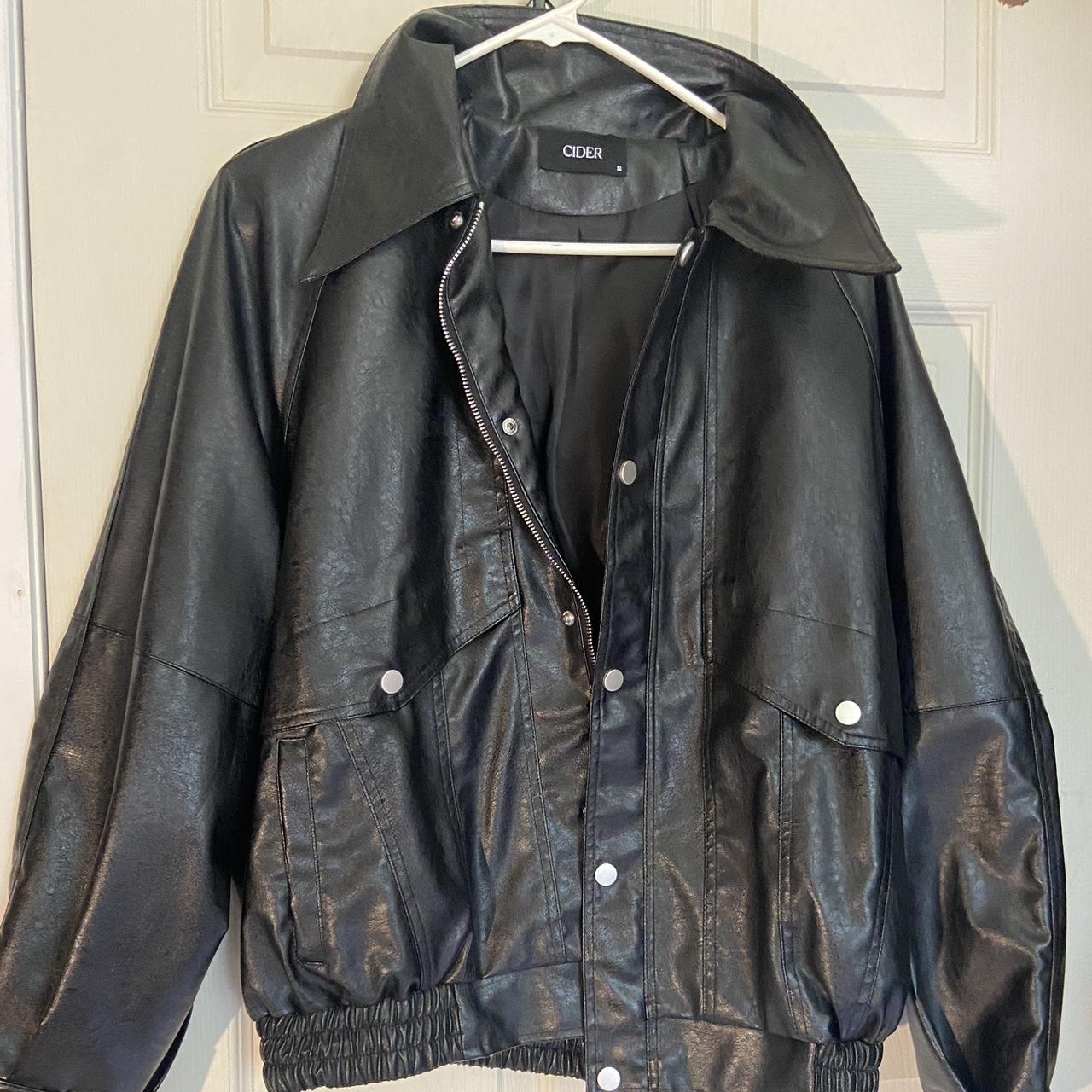 Brand new cider leather jacket! #leather #secondhand - Depop