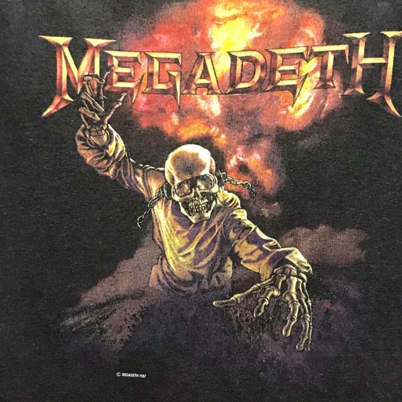 Vintage MEGADETH Nuclear Vic Definition Concert Tour... - Depop