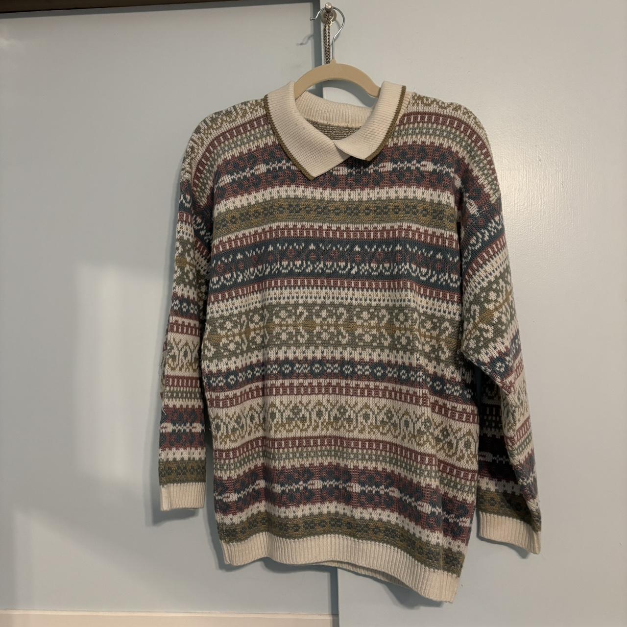 Cute grandma thrifted sweater - Depop