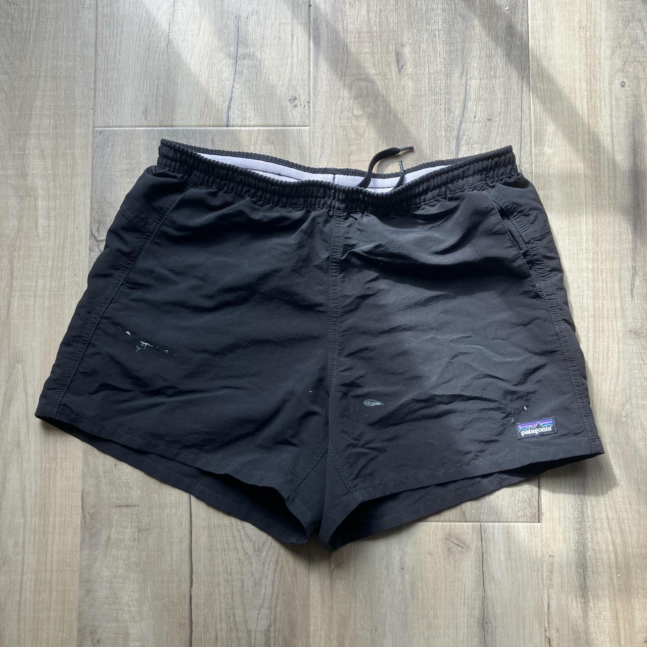 Women’s Patagonia baggies size small. Has some paint... | Depop