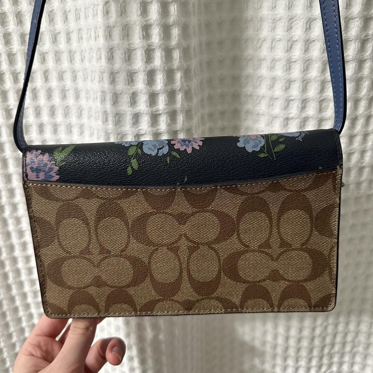 Blue Floral Coach Bag Perfect, brand new... - Depop