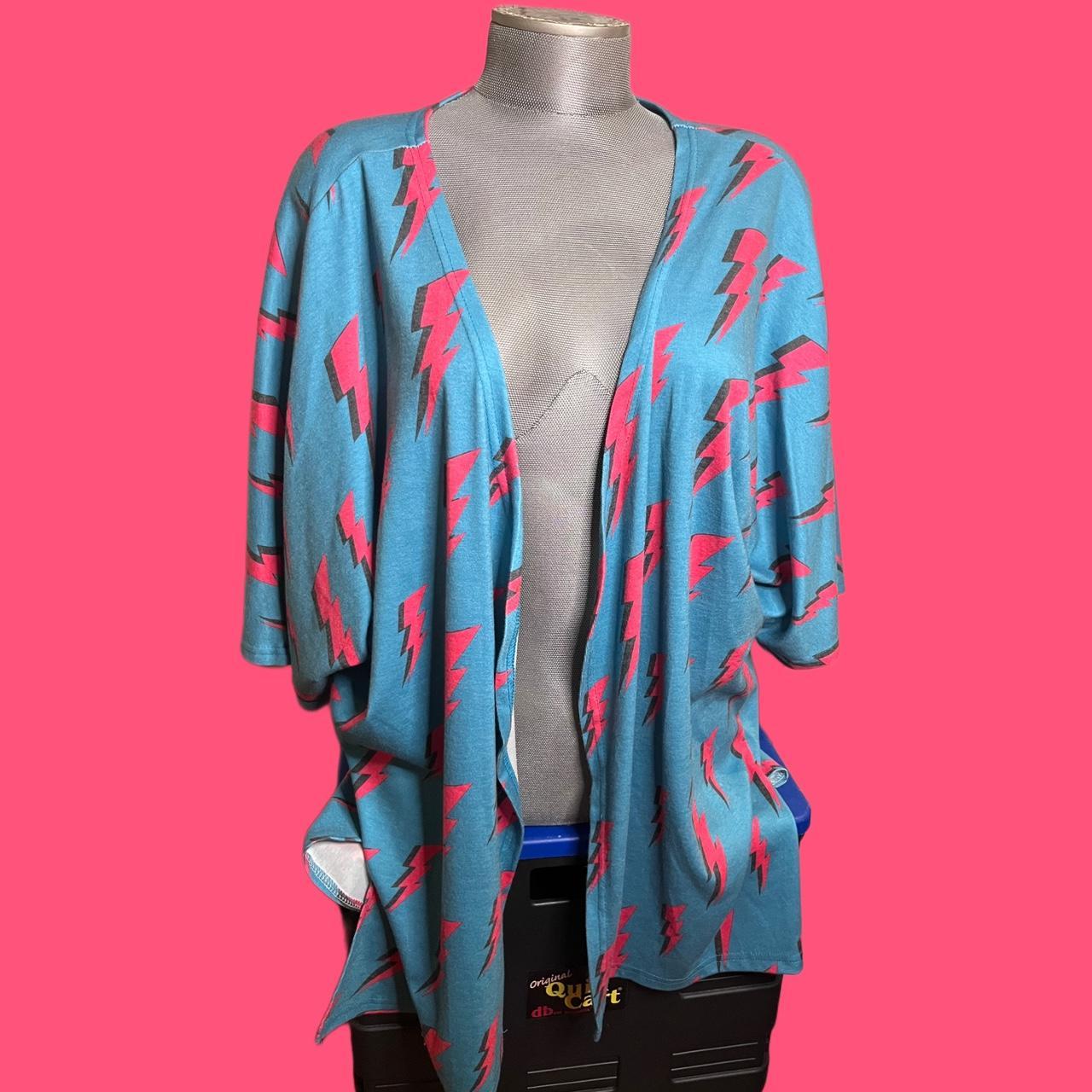 XL cotton lightning kimono cardigan. Lucky and... | Depop