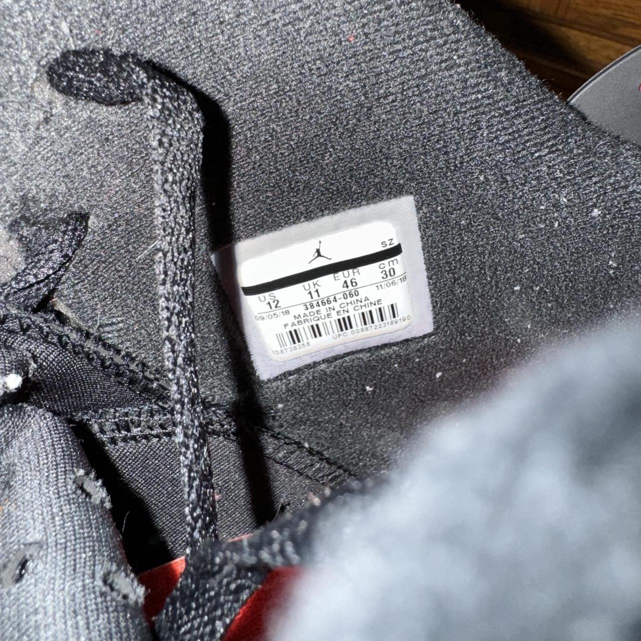 Retro 6 Black Infrared Jordans. Size 12. Gently worn... - Depop