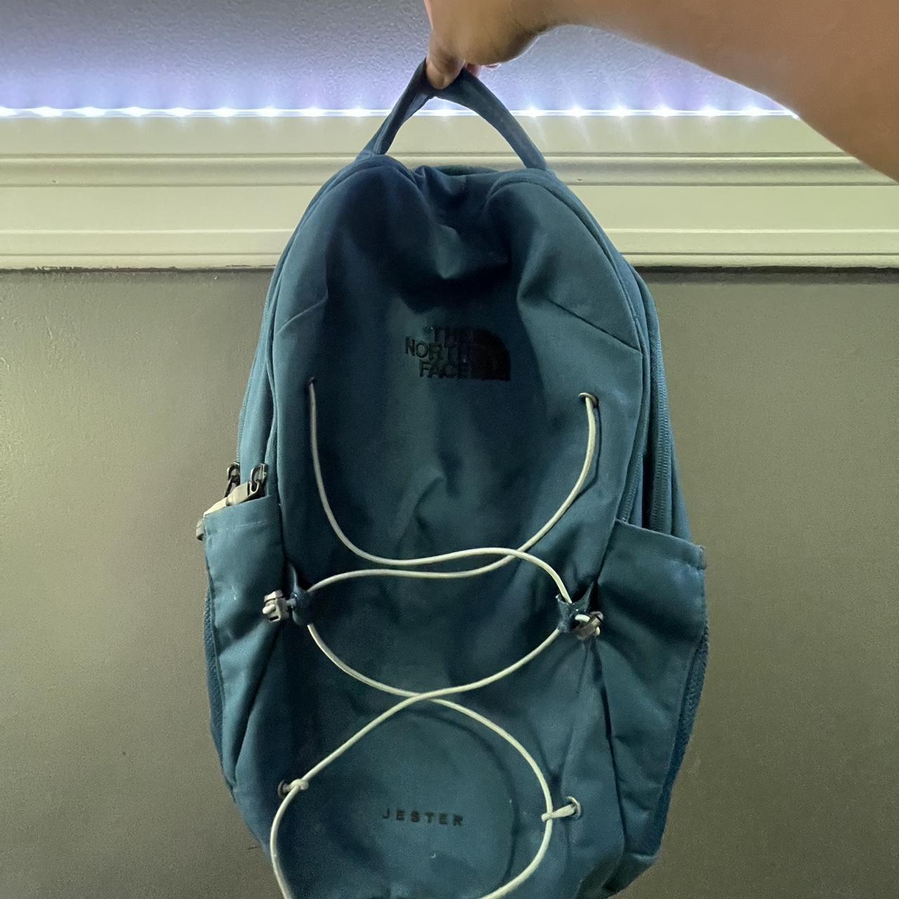 The North Face Jester blue backpack - Depop