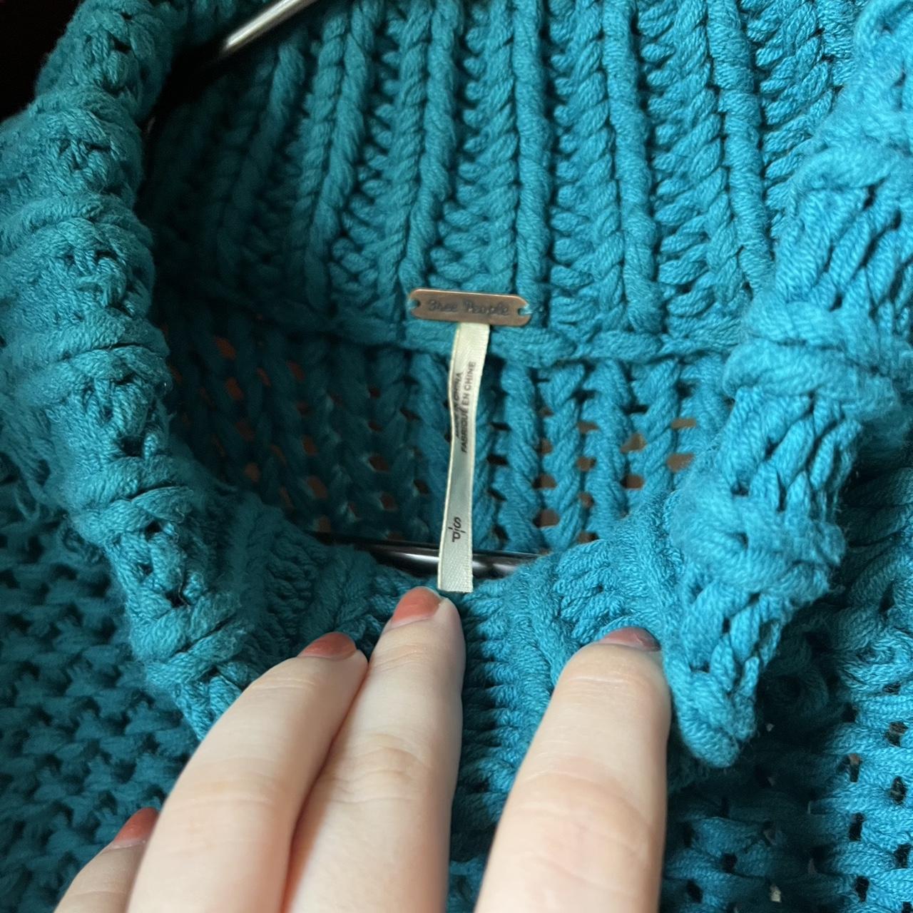 Free People knit mock turtle neck in a beautiful... - Depop