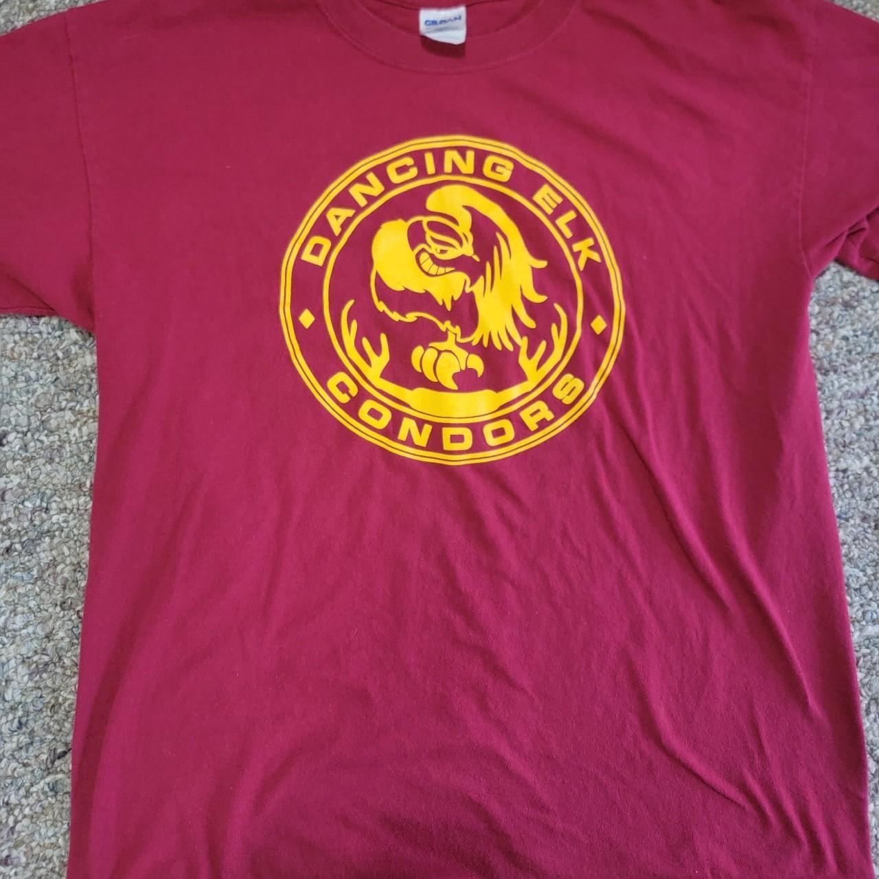 Size large red in color Dancing elk condors t-shirt... - Depop