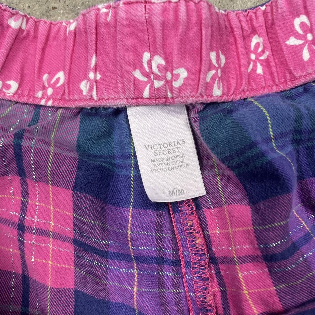 vintage victoria’s secret plaid pj shorts early... - Depop