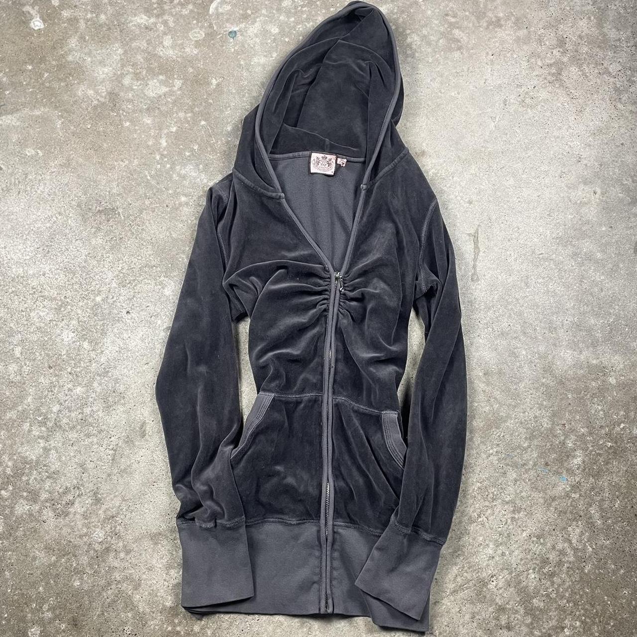 vintage juicy couture velour zip up jacket early... - Depop