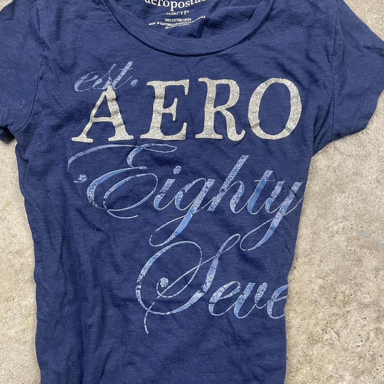 early 2000’s aeropostale graphic top vintage... | Depop
