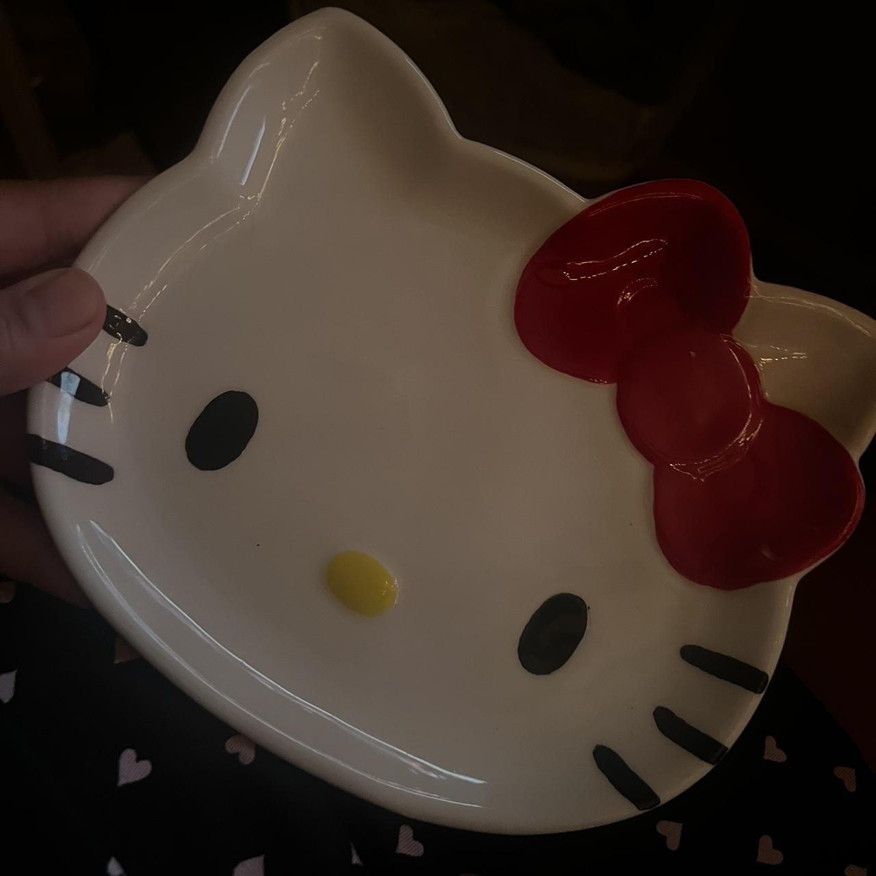 Hello kitty ceramic plate #hellokitty #sanrio - Depop