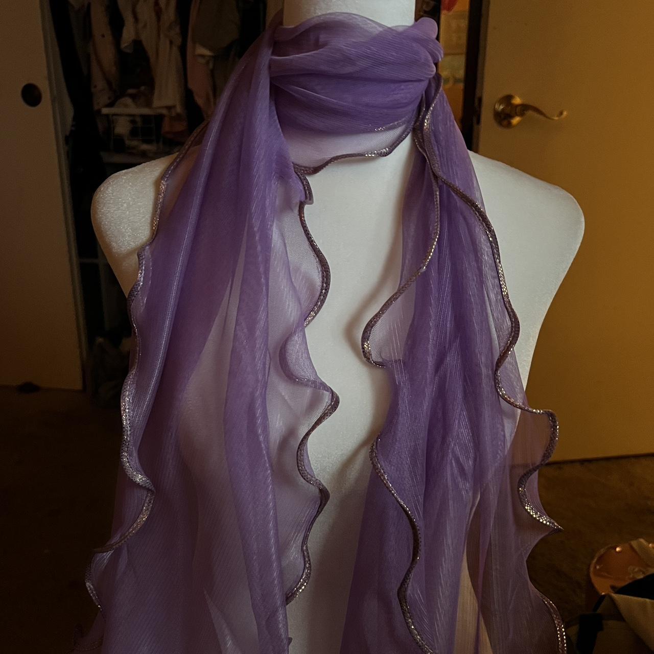 Lilac fairy scarf #2000s #twee #y2k #fairy - Depop