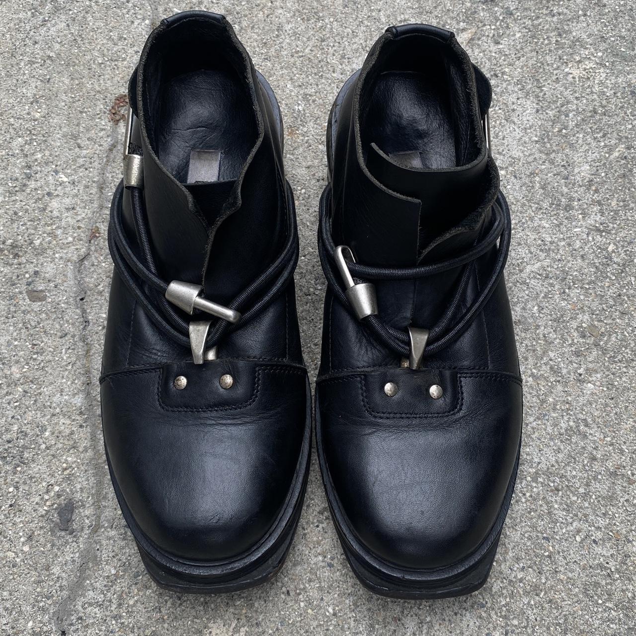 Dirk Bikkemberg low top bungee boots. like a derby... | Depop