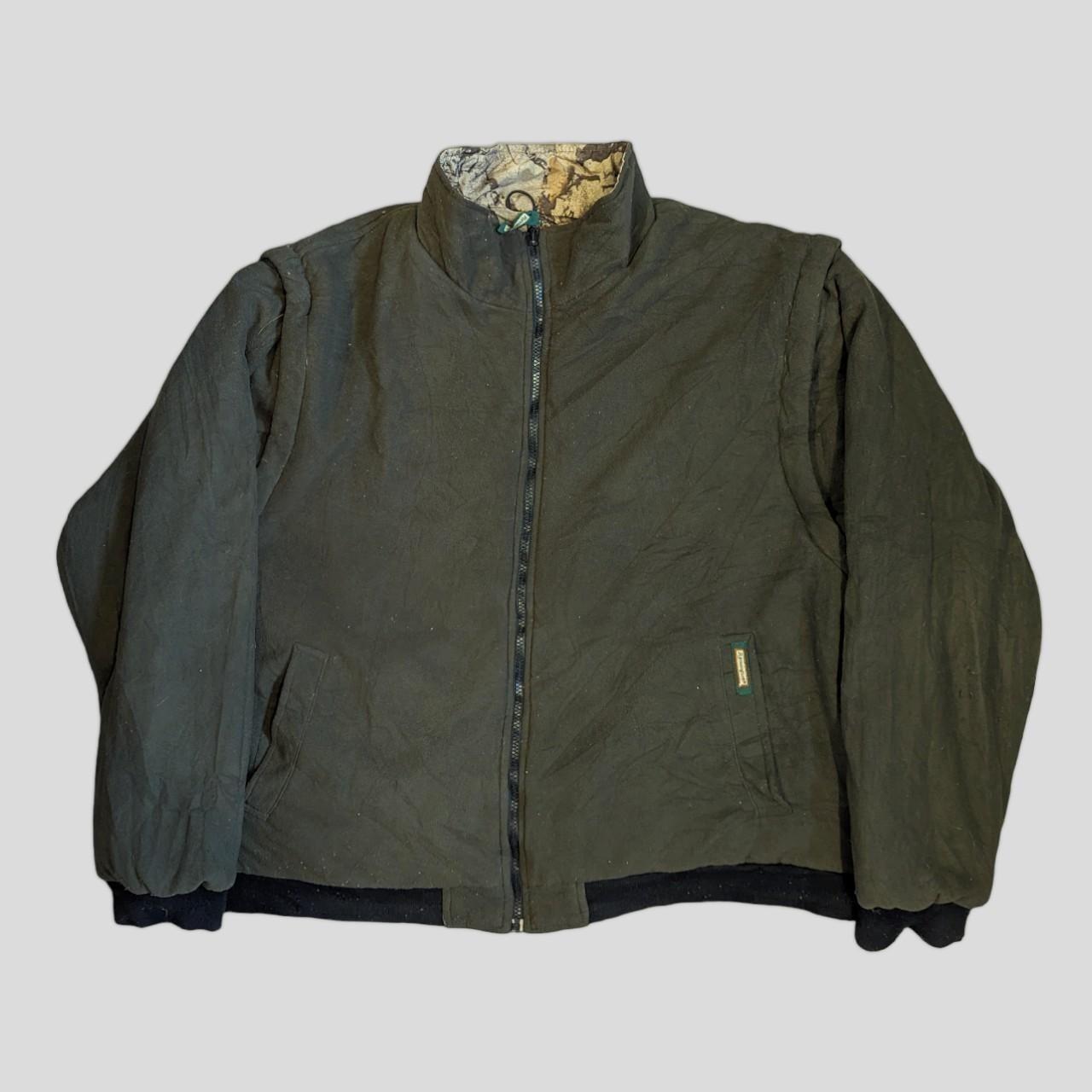 VINTAGE REMINGTON THICK REVERSIBLE HUNTING JACKET... - Depop