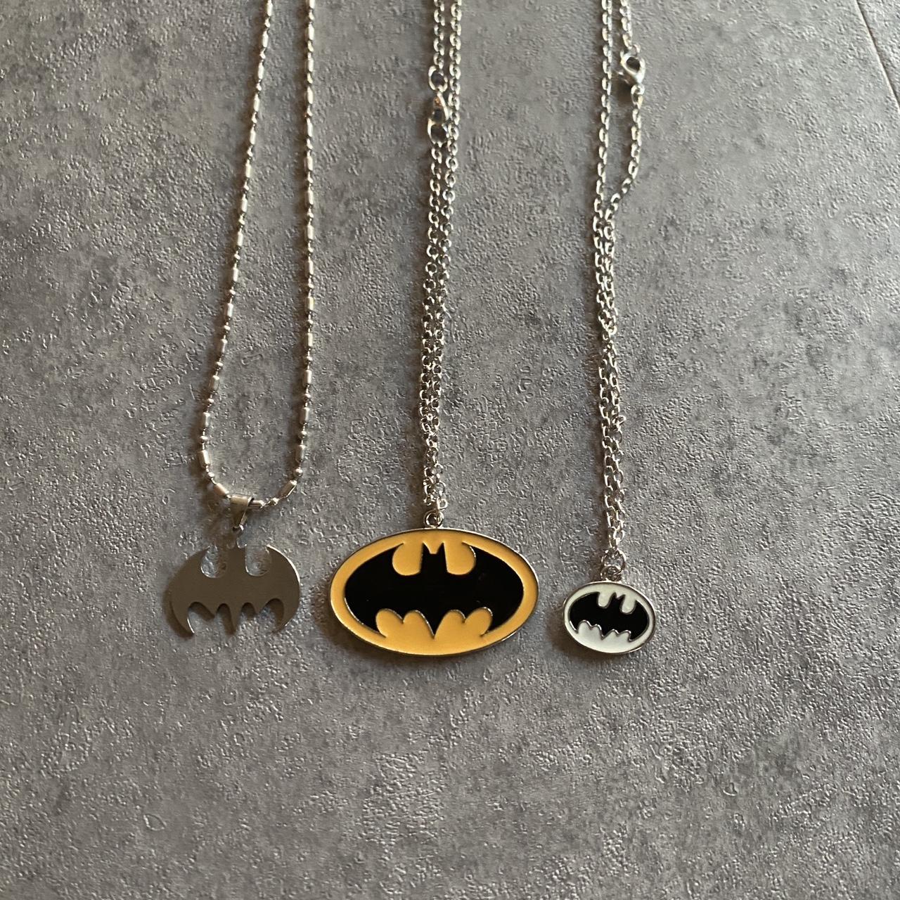 3 batman chain necklace bundle All 3 included All... | Depop