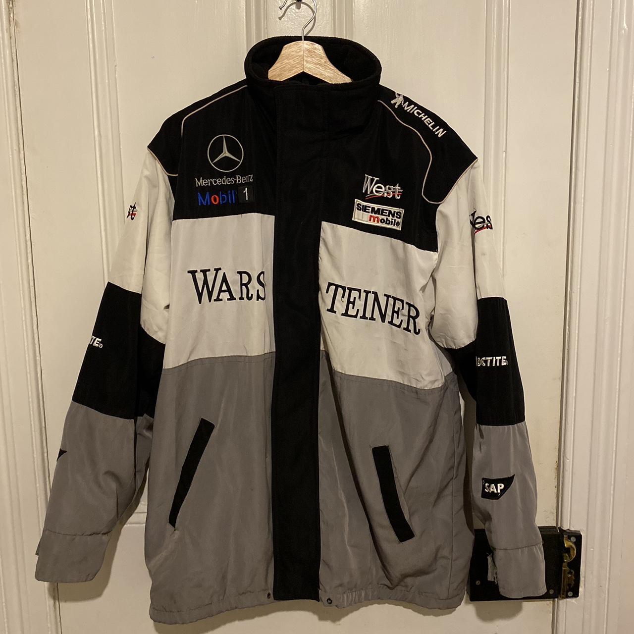 Mercedes Benz - Warsteiner formula 1 racing jacket - Depop