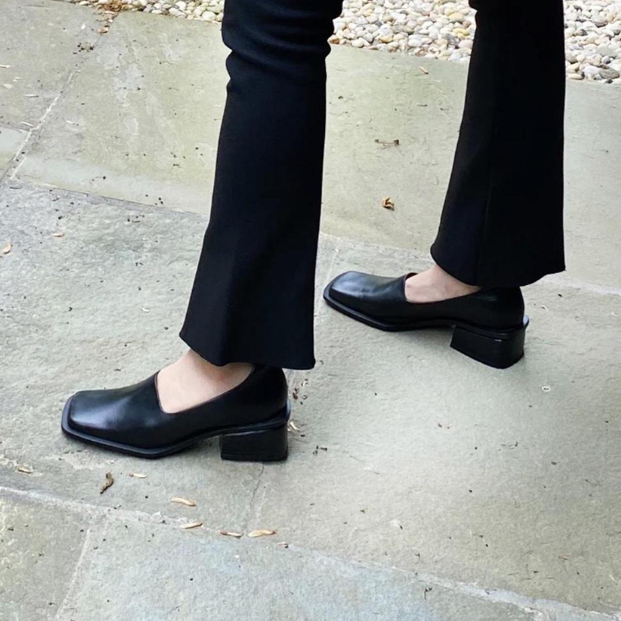 Hopp Bare Loafers in black These are brand new and... - Depop