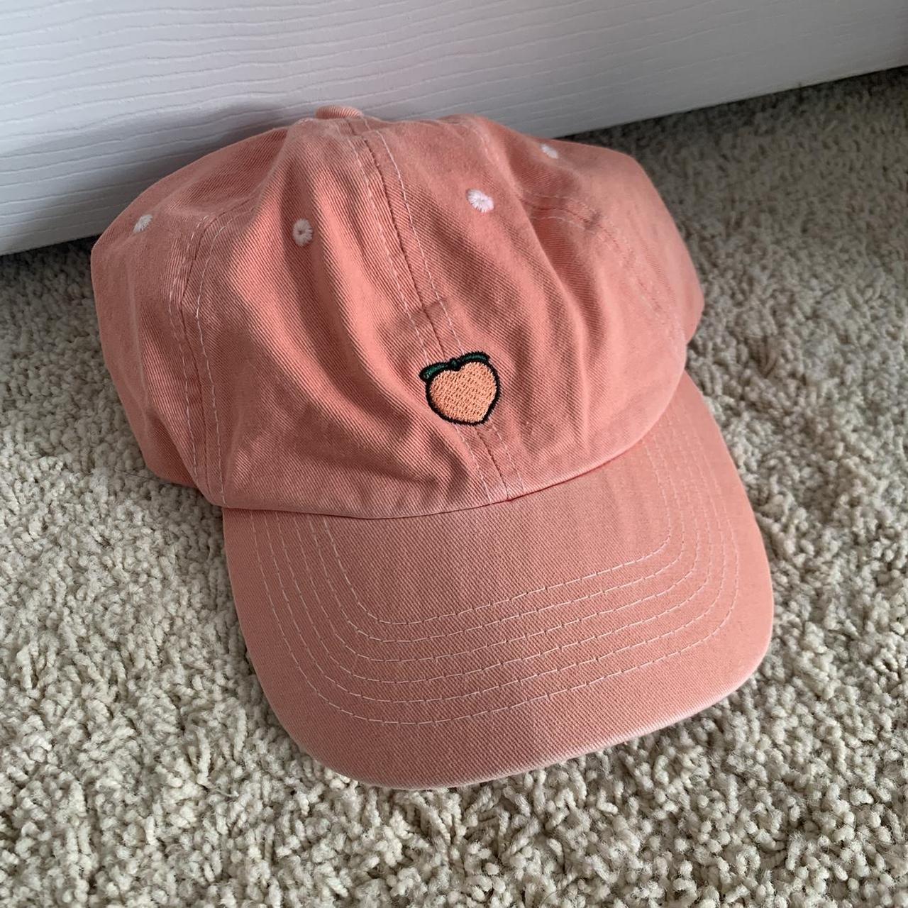 UNIF peach baseball cap (from their Fruit series in... - Depop