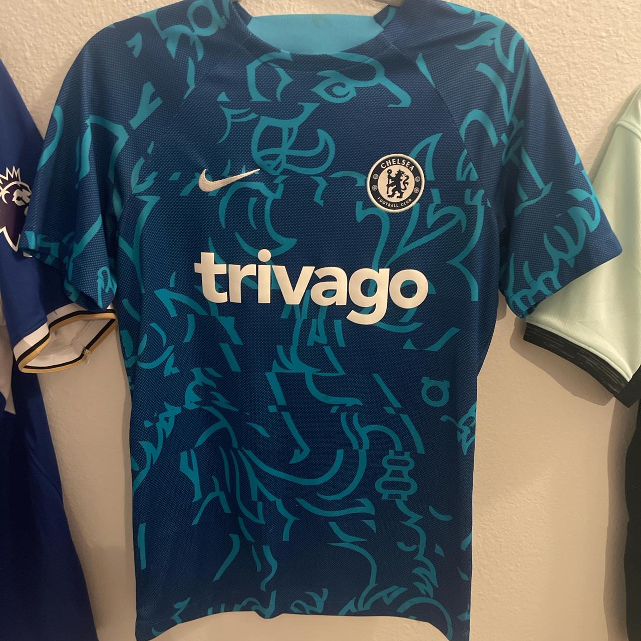 Small Chelsea pregame training top 22-23 #chelsea... - Depop