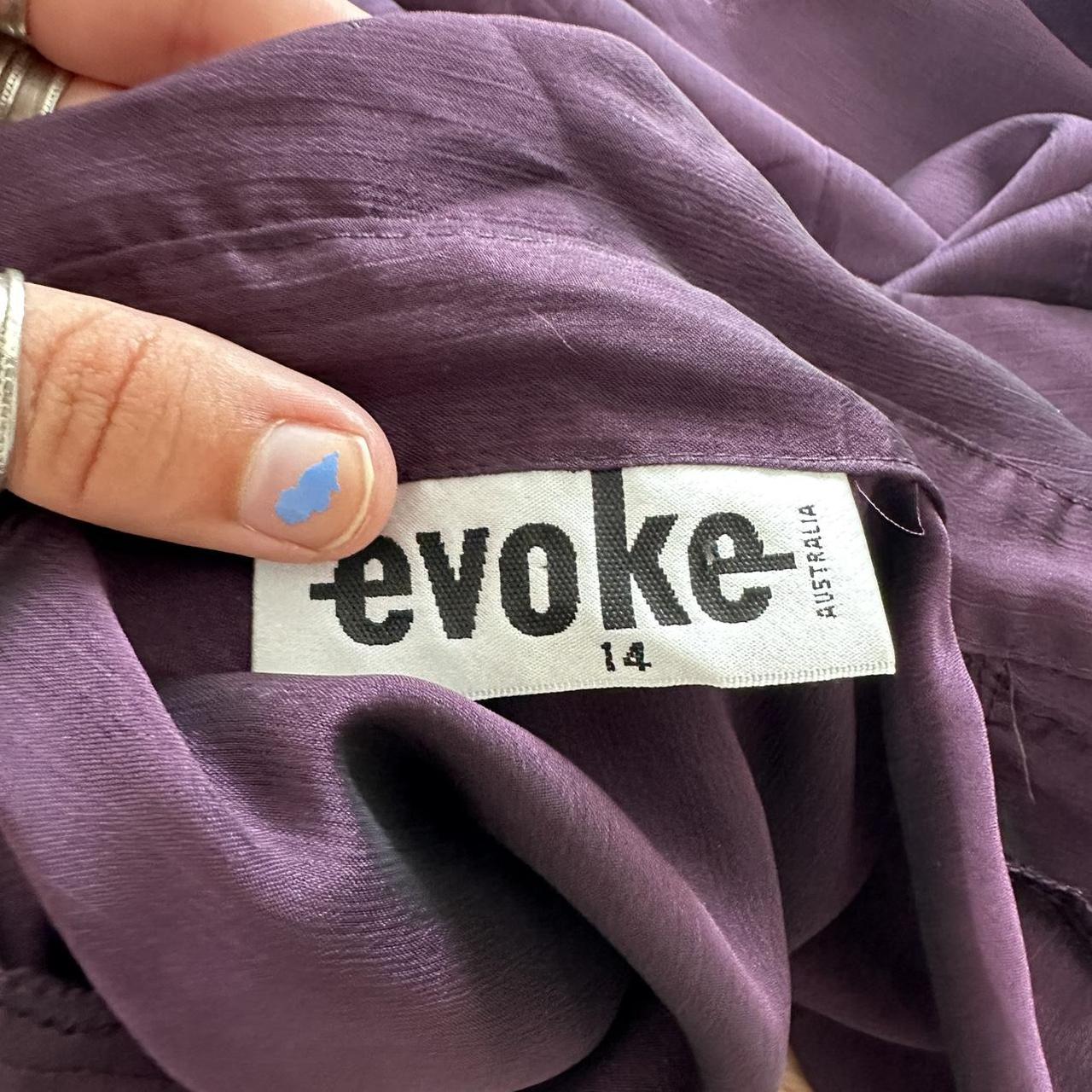 Vintage sheer purple ruffled button up blouse... - Depop