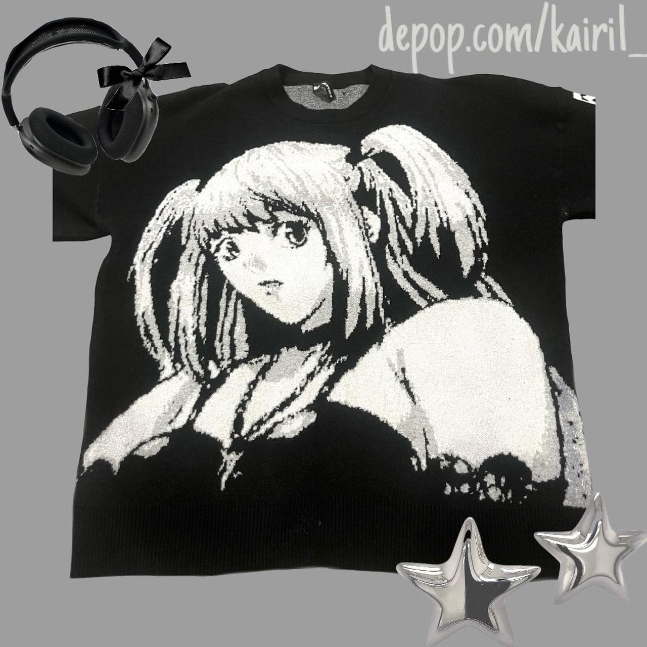 —Death Note sweater y2k misa amane Large oversized... - Depop